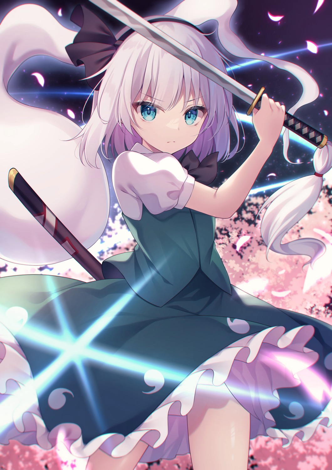 miy@ touhou konpaku youmu myon skirt lift sword | #1089343 | yande.re